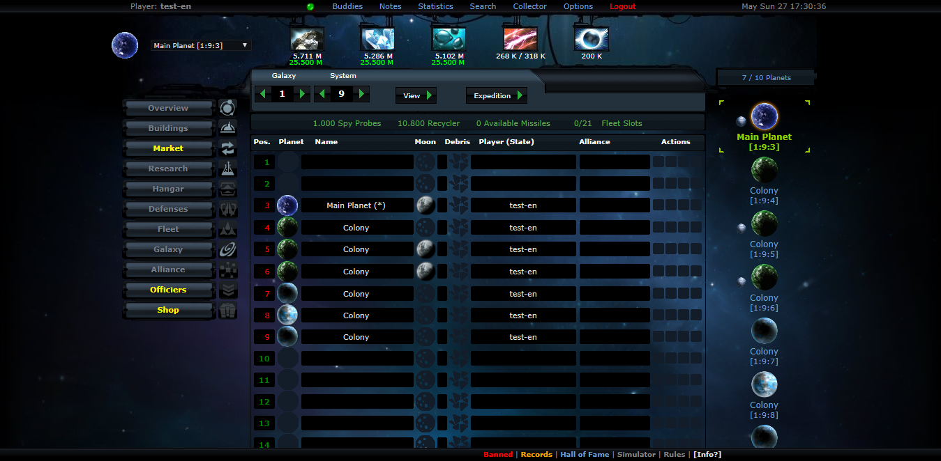 OGame.Fun - Online Browser Space Game - Global OGame